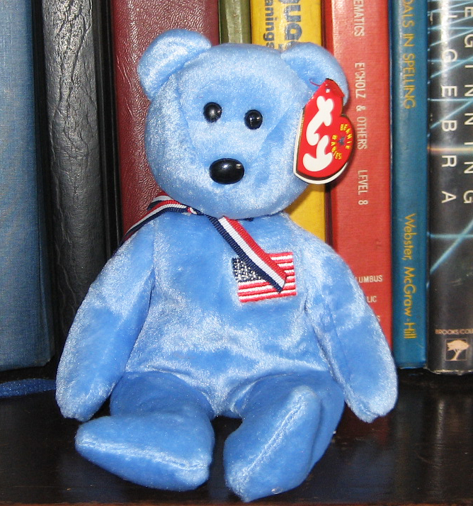 Percy's World of Toys Series 2: 3545. American Red Cross Bear TY