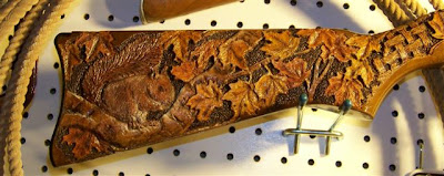 gunstock art from lance larson studios