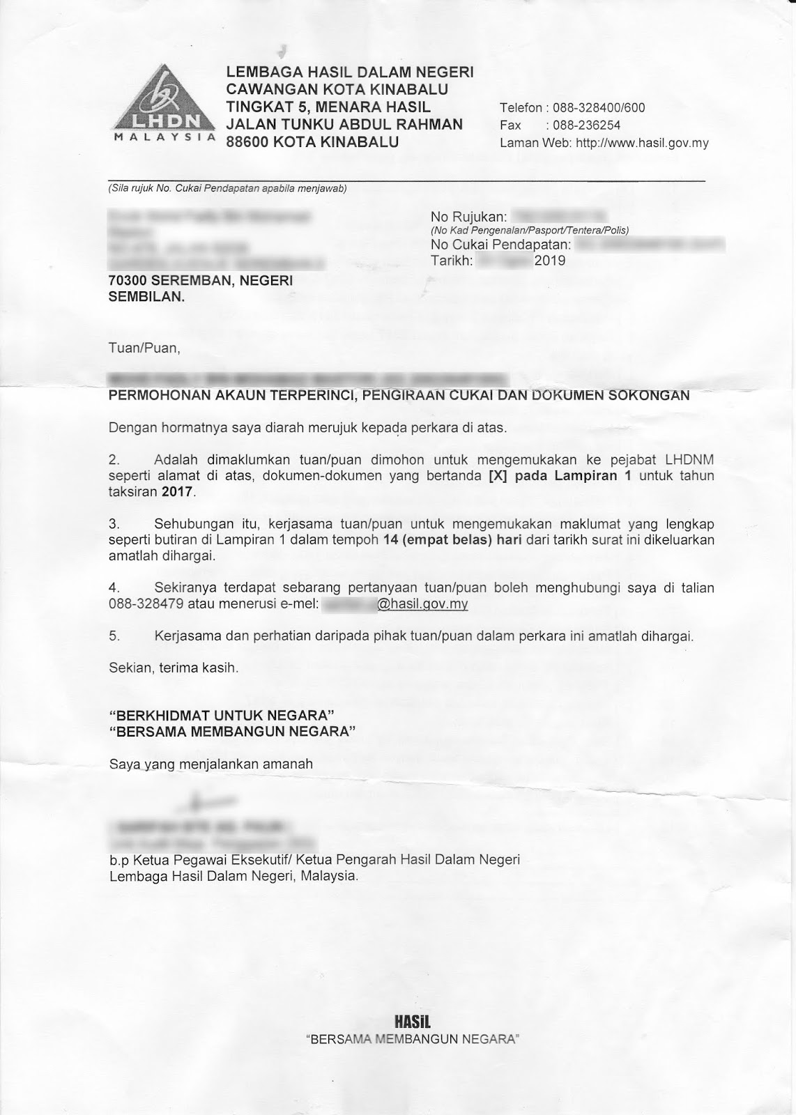 Ilmu Untuk Semua ::: :: Pindah Fail LHDN