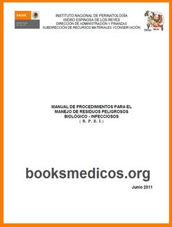 Manual de procedimientos para el manejo de RPBI | booksmedicos