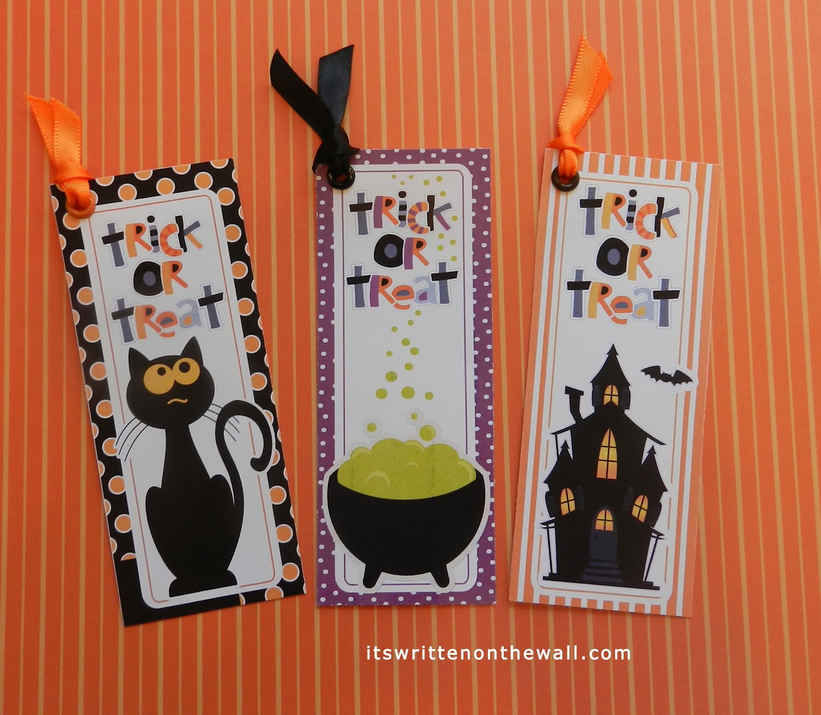 It's Written on the Wall: A Halloween Treat for the Kids-Bookmarks Make ...