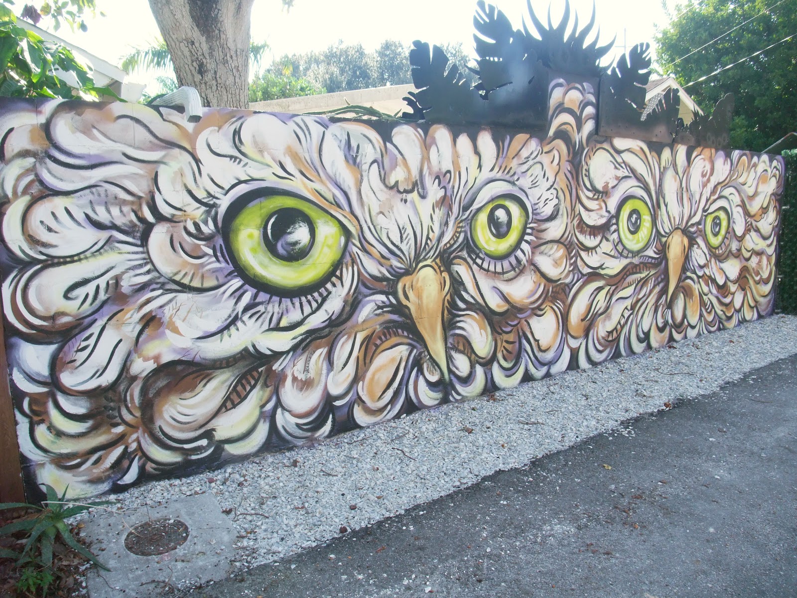 Art Taco: Street Art: Laura Spencer's Owl Mural