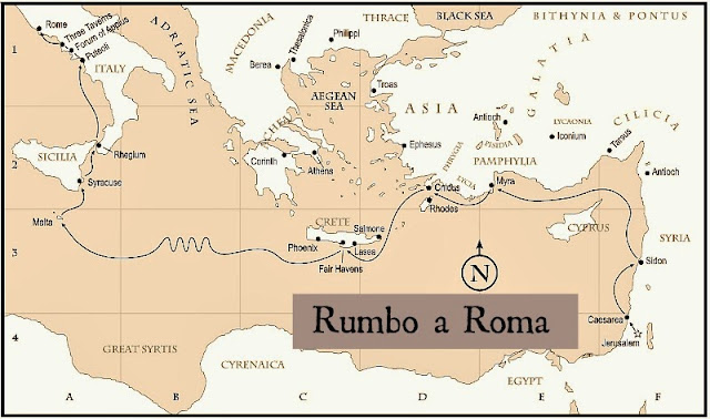 Estudio Biblia: HECHOS 27: Rumbo a Roma