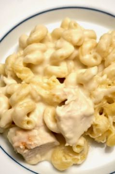 Savory Sweet and Satisfying: Four Cheese Chicken Pasta Bake