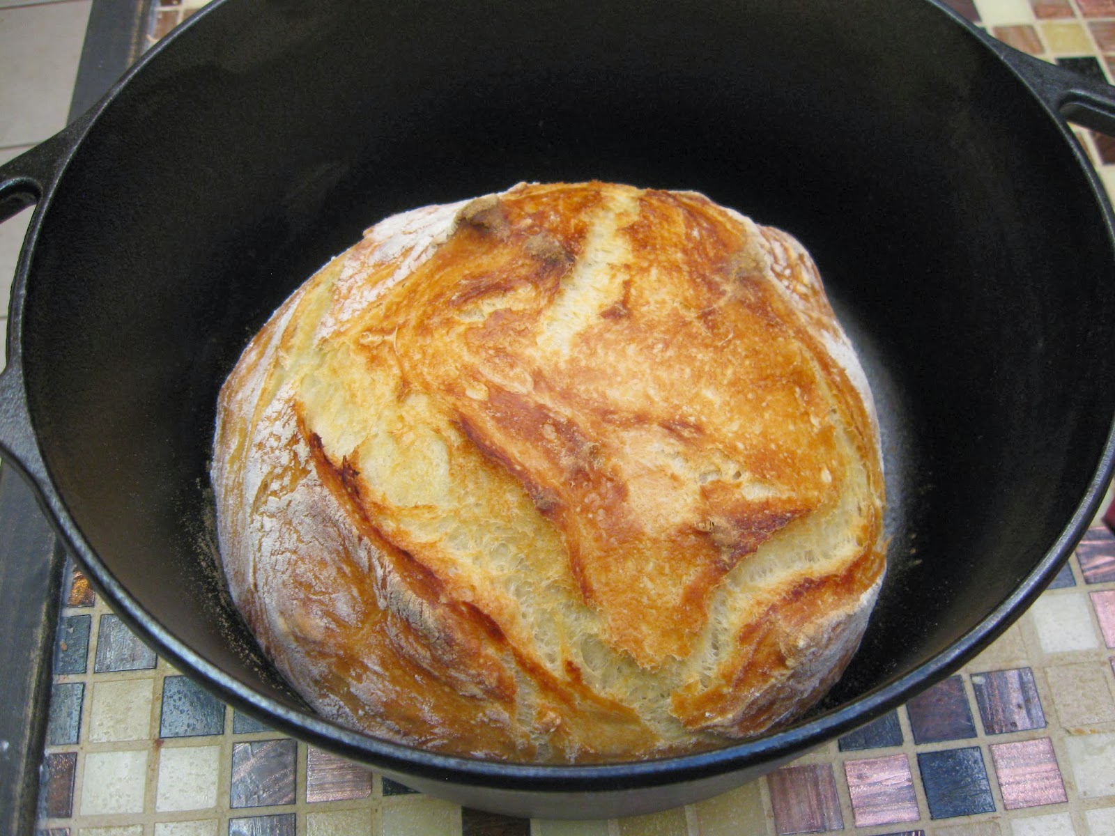 Taste and See God's Goodness: Crusty Bread in a Cast Iron Pot