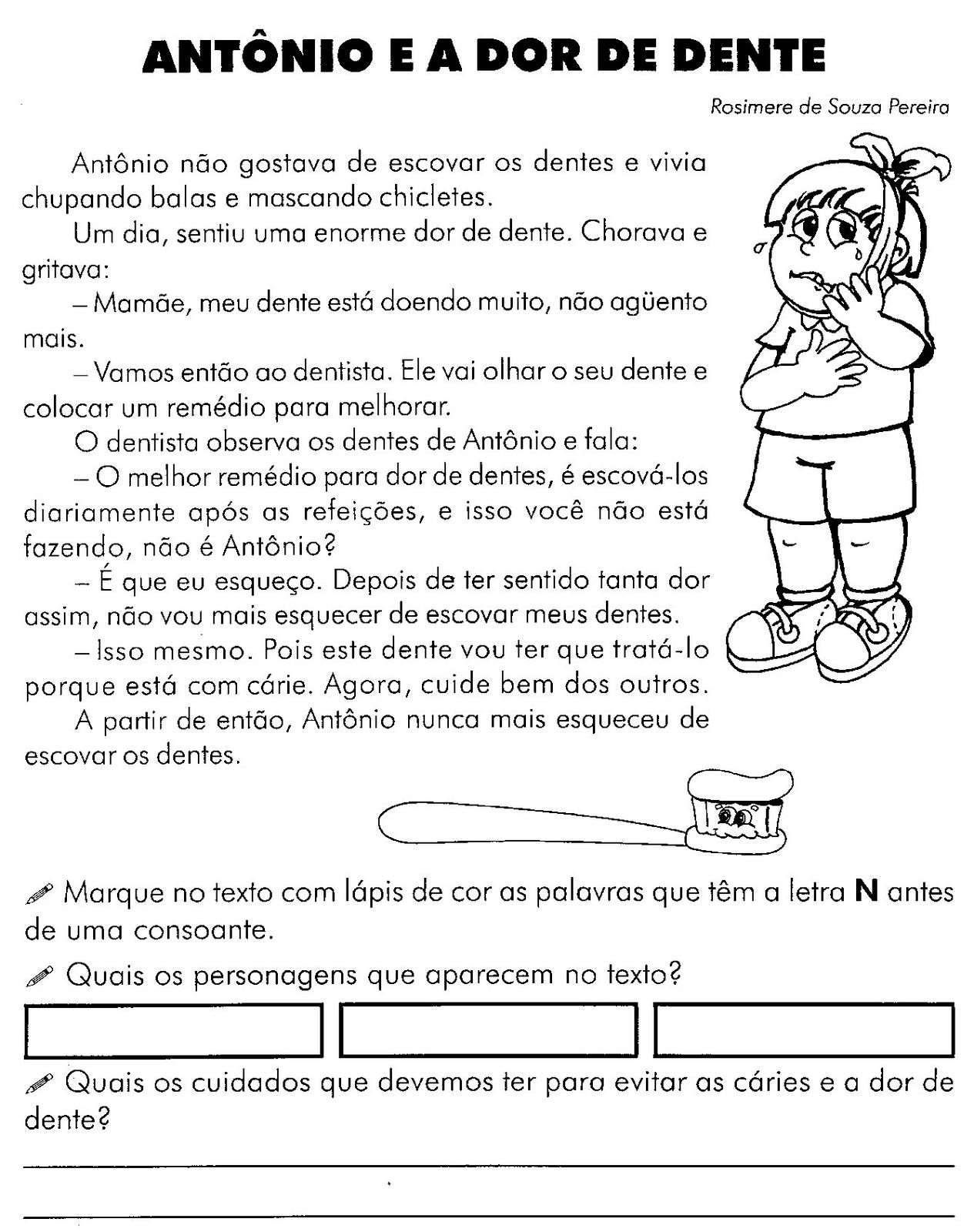EDUCAÇÃO E ARTES: ATIVIDADES COM N INTERCALADO