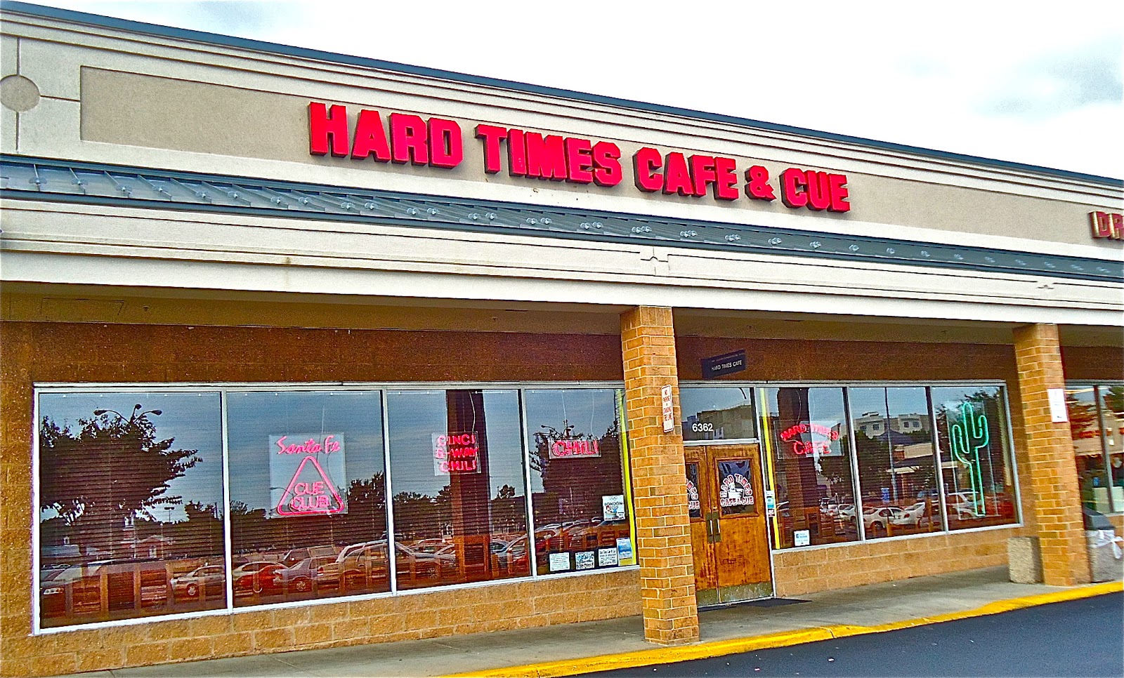 rowhouse HOME: dining out: hard times cafe