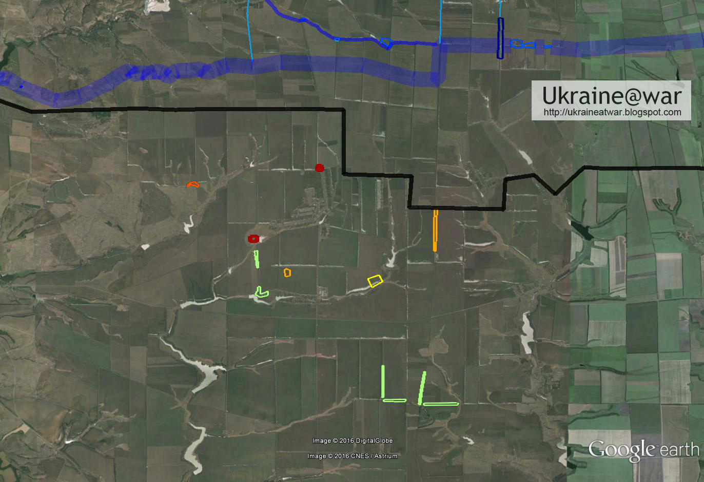 Putin@war: Google Earth now shows major Russian invasion East of Marinovka
