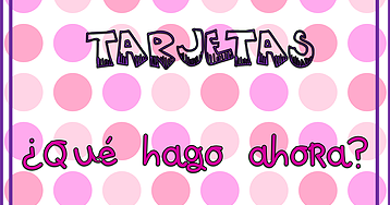 AYUDA PARA MAESTROS: Tarjetas ¿Qué hago ahora? - Actividad para los ...