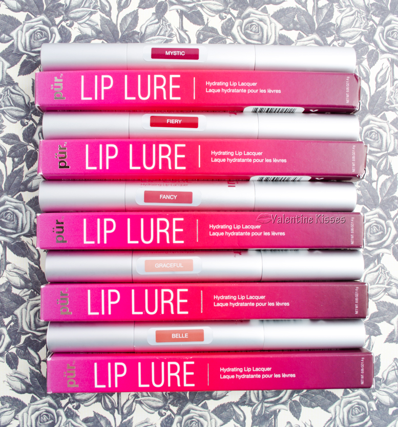 Valentine Kisses: Pur Mineral Lip Lure Hydrating Lip Lacquer - 5 shades ...