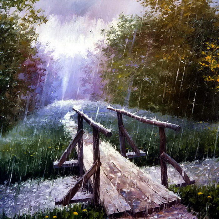 Nadezda's Garden and Home : Landscapes by Dmitry Levin