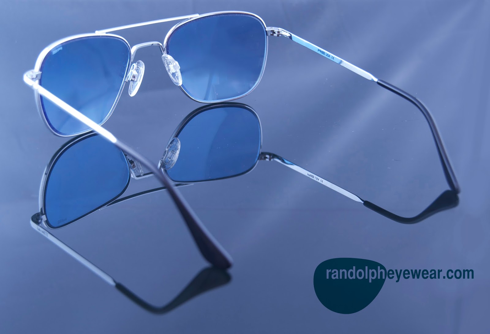 Randolph Eyewear: The Last Pairs of Blue Lens Aviators - Johnny Depp Style