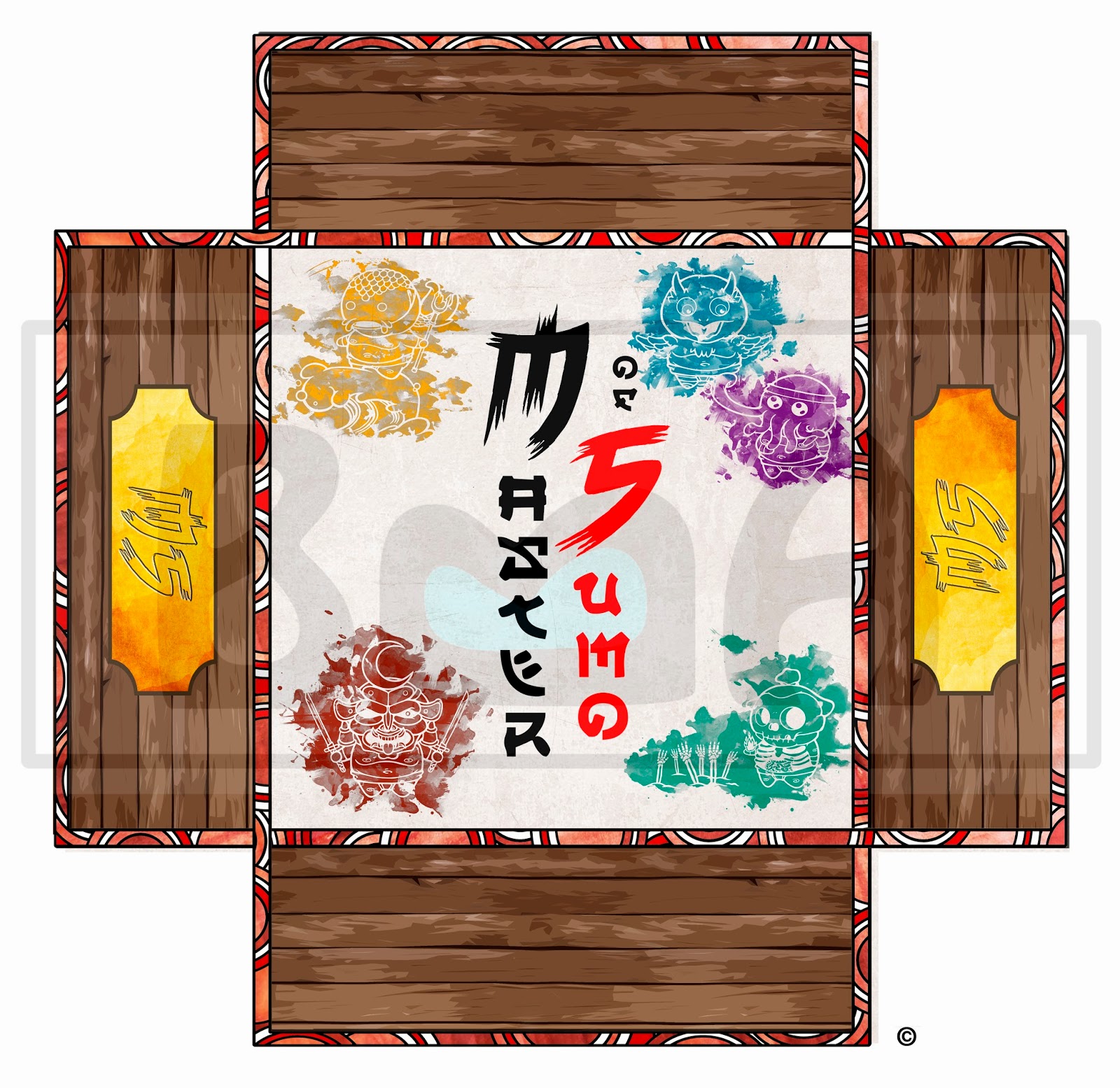 BrainBlueArts: Master of Sumo Board game