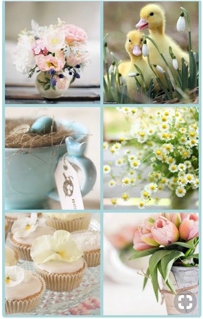 Spring mood board - builderspikol
