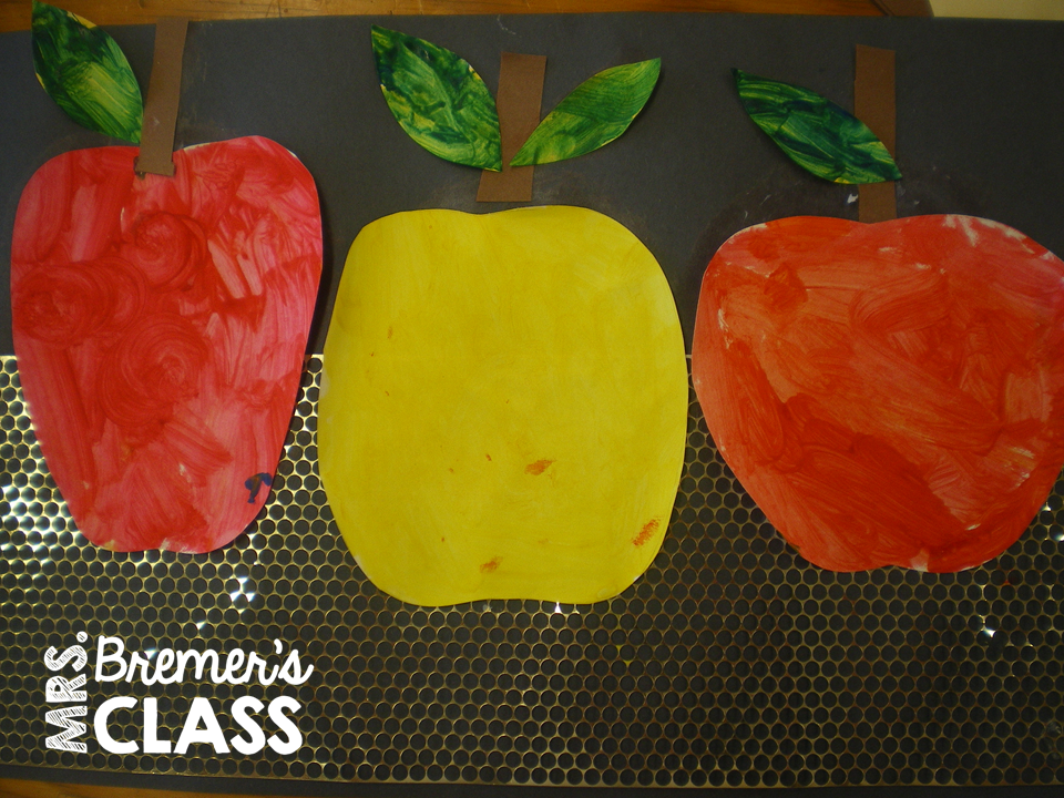Fall Apple Art {and Color Mixing Activities} | Mrs. Bremer's Class