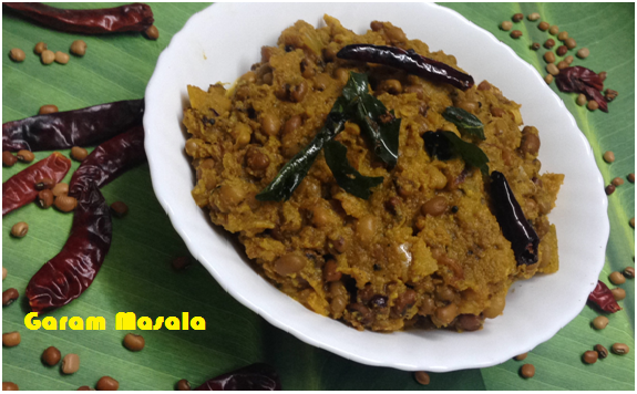 Garam Masala: Pumpkin red beans Erissery / Mathanga Vanpayar erissery ...