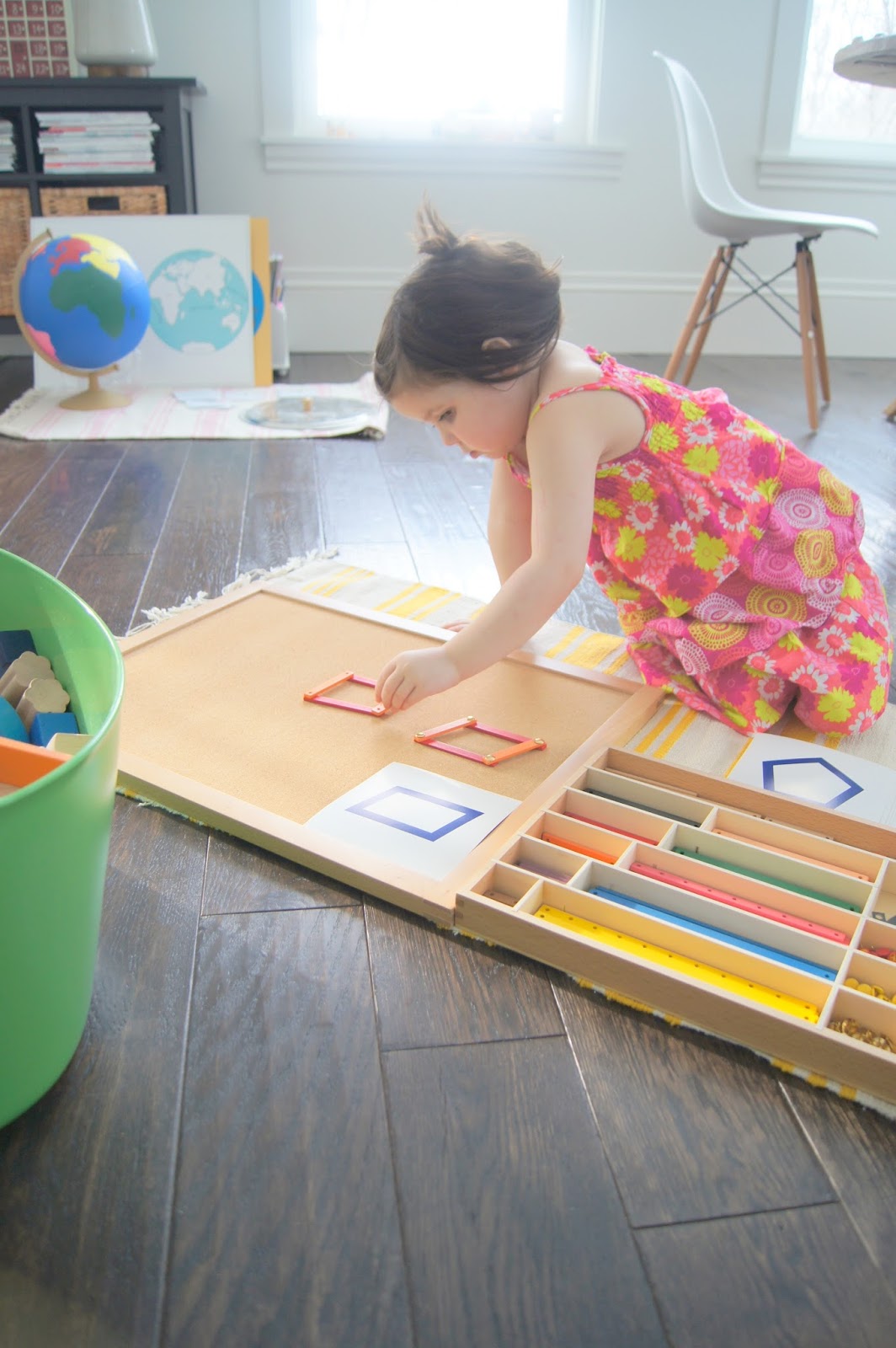 Geometry Sticks, Montessori Geometry At Home - "Making Montessori Ours"