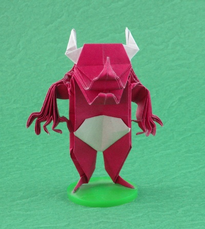 origami Oni Maekawa 1 3D ~ origami instructions art and craft ideas