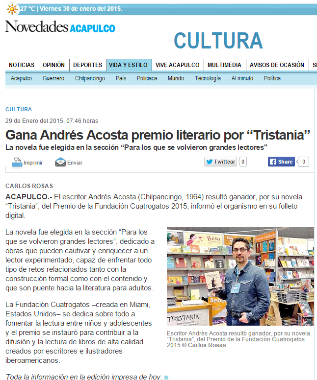 la vida en prosa: febrero 2015