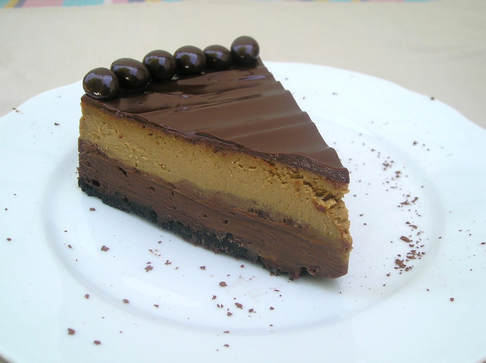 Crazy Cooking Challenge: Layered Mocha Cheesecake ~ Edesia's Notebook