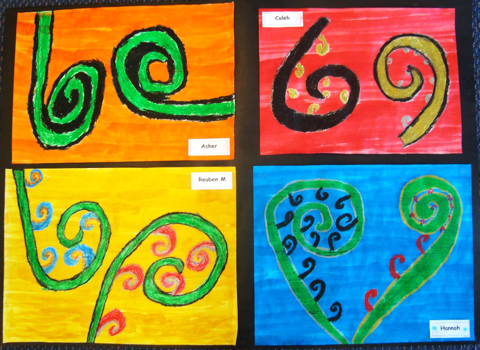 Aroha Team: Koru Art