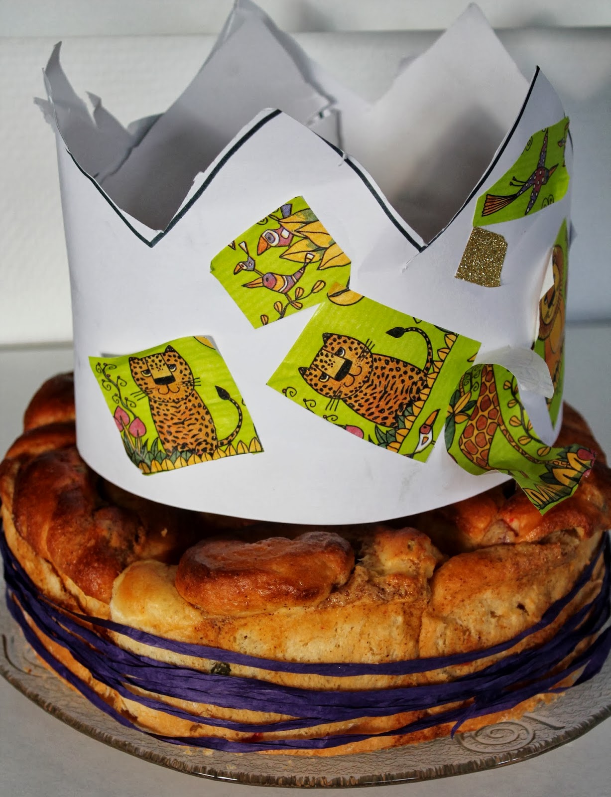 Chinois des rois (fruits confits et crème d'amandes)