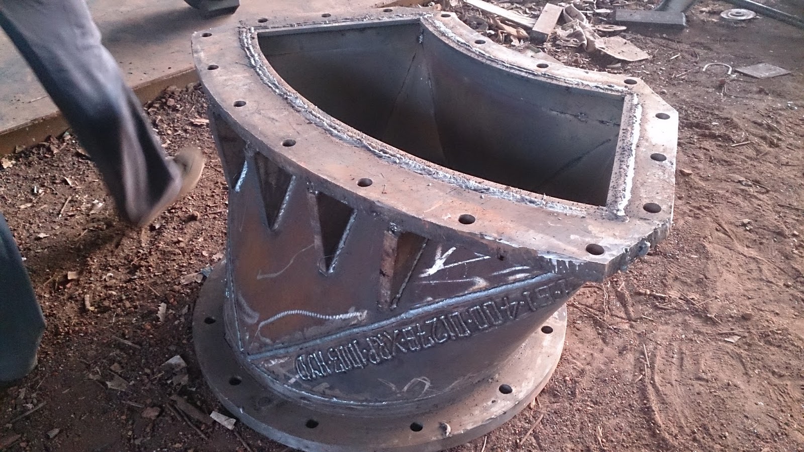 fabrication of ms casing FOR MPO,MDV,BEND for BHEL Jagdispur