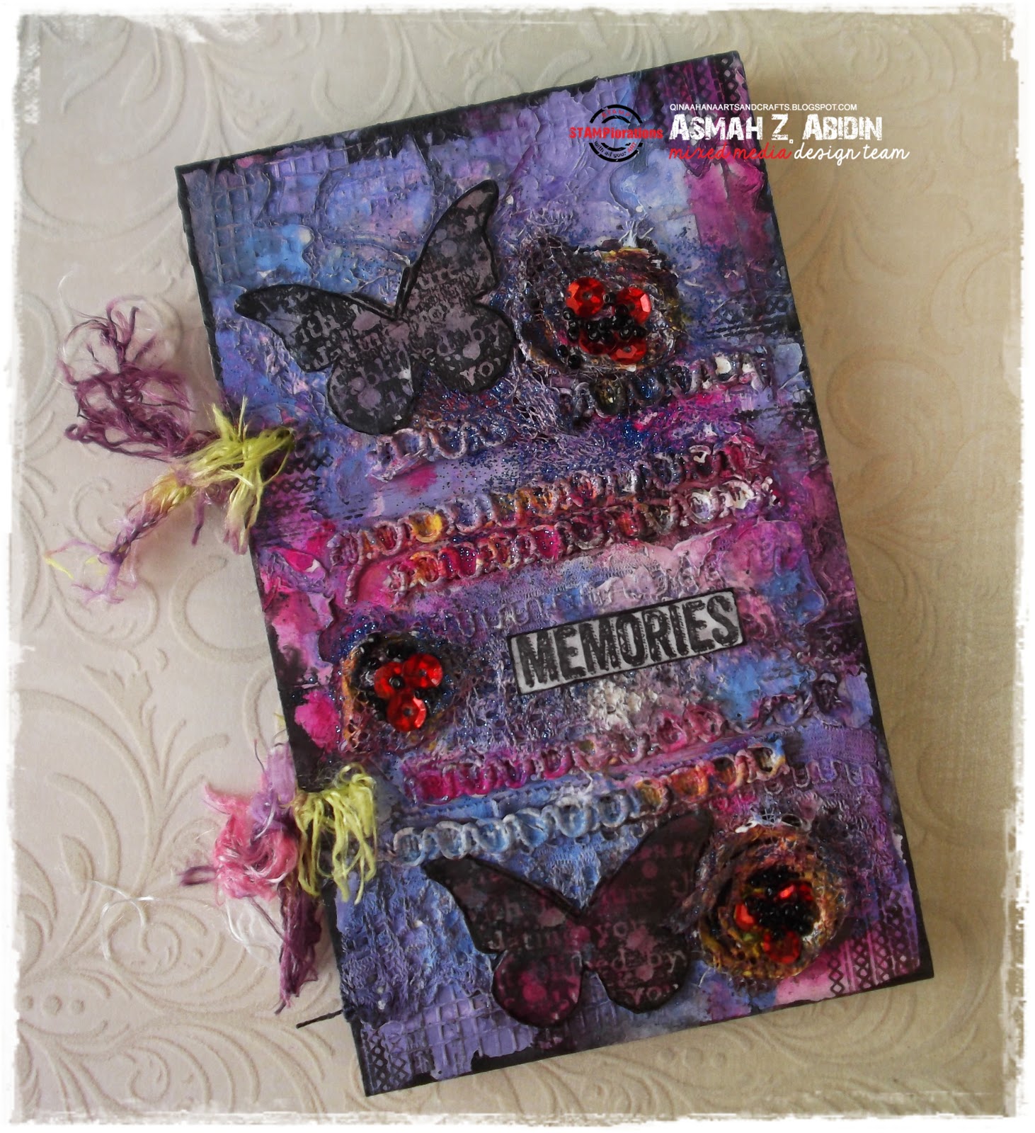 ARTplorations: MINI ALBUM COVERS tutorial by Asmah