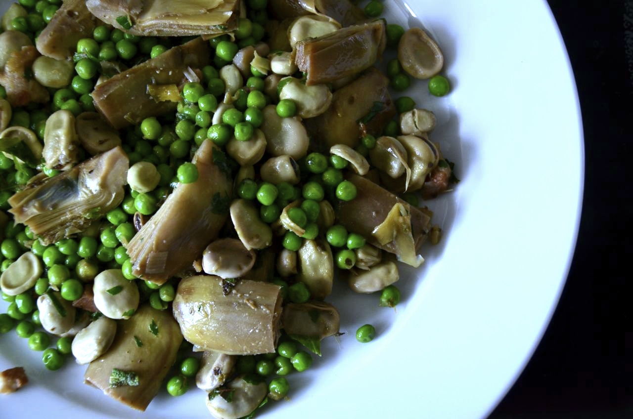 PIZZA FOR BREAKFAST: VIGNAROLA ROMANA - ROMAN SPRING VEGETABLE STEW