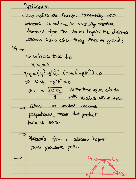 Horizontal Projectile, Applications Problems with Solutions | IIT JEE ...