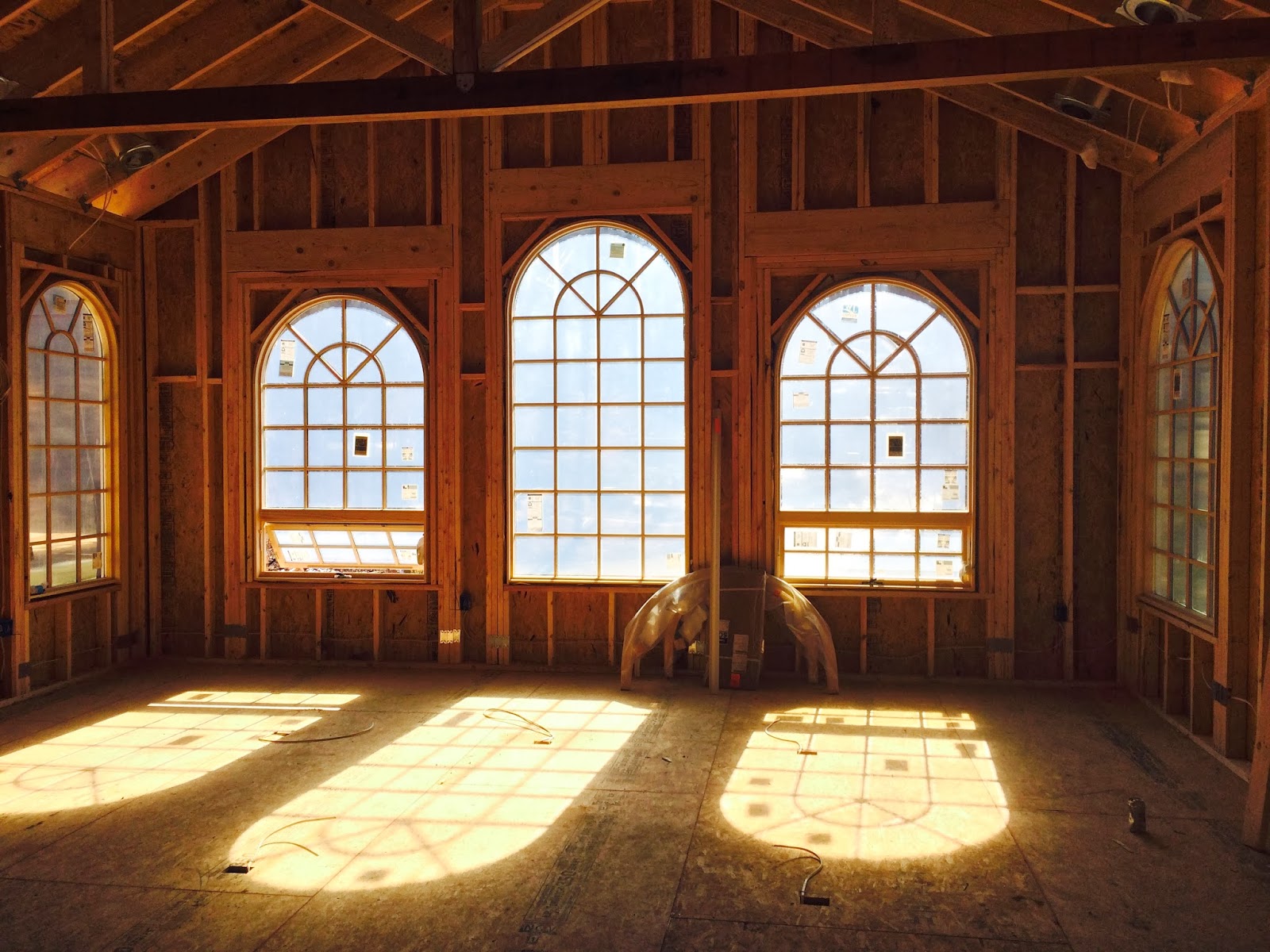 Pamela Jane's Studio: studio windows in late february