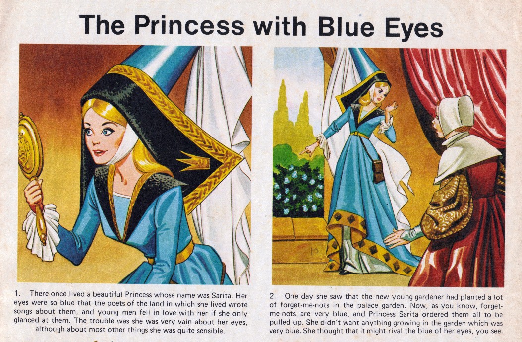 ☆Sharon's Sunlit Memories☆: Sunday Story - The Princess with Blue Eyes