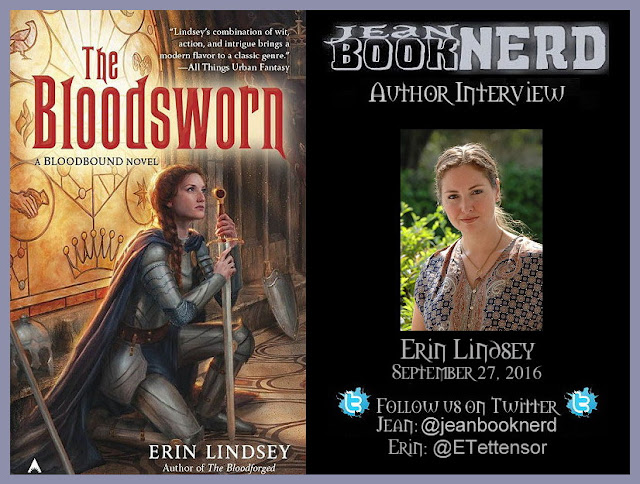 Erin Lindsey Author Interview ~ JeanBookNerd