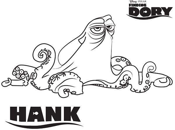 FUN & LEARN : Free worksheets for kid: ภาพระบายสี Dory ภาพระบายสี ...