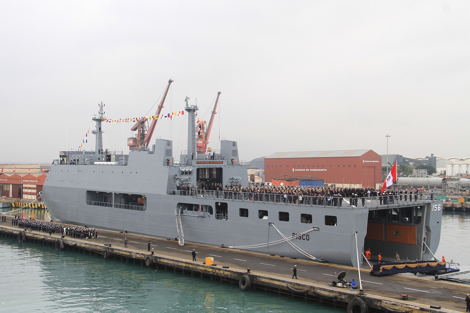 DESARROLLO PERUANO: El Flamante BAP Pisco, en una Loable Misión