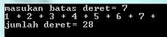Contoh Program Menghitung Jumlah Beberapa Buah Bilangan Deret ...