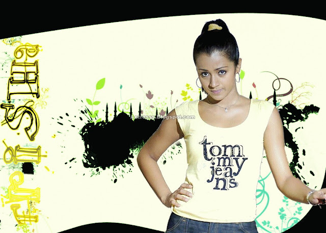 Scandals Trisha Unseen Hot Navel Wallpapers