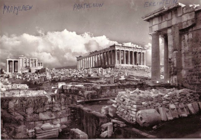 PLACERES GRIEGOS: Η ΑΚΡΟΠΟΛΗ ΤΗΣ ΑΘΗΝΑΣ ΜΙΑ ΜΕΡΑ ΤΟΥ 1961