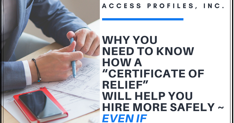 Access Profiles, Inc.: Why You Need to Know How a “Certificate of ...