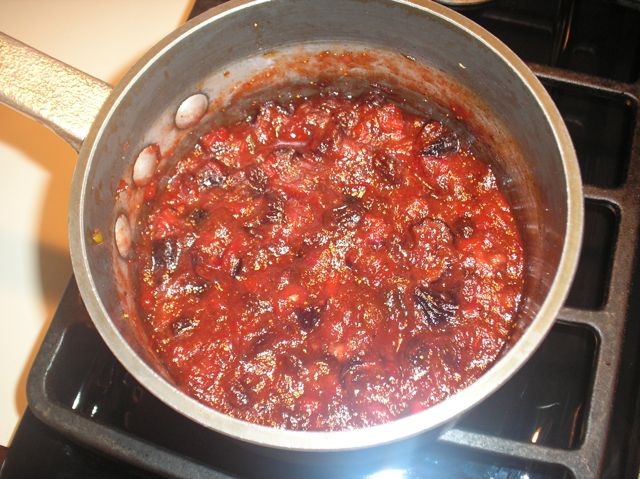 The Briny Lemon: Pan-Fried Pork with Rhubarb-Fig Chutney