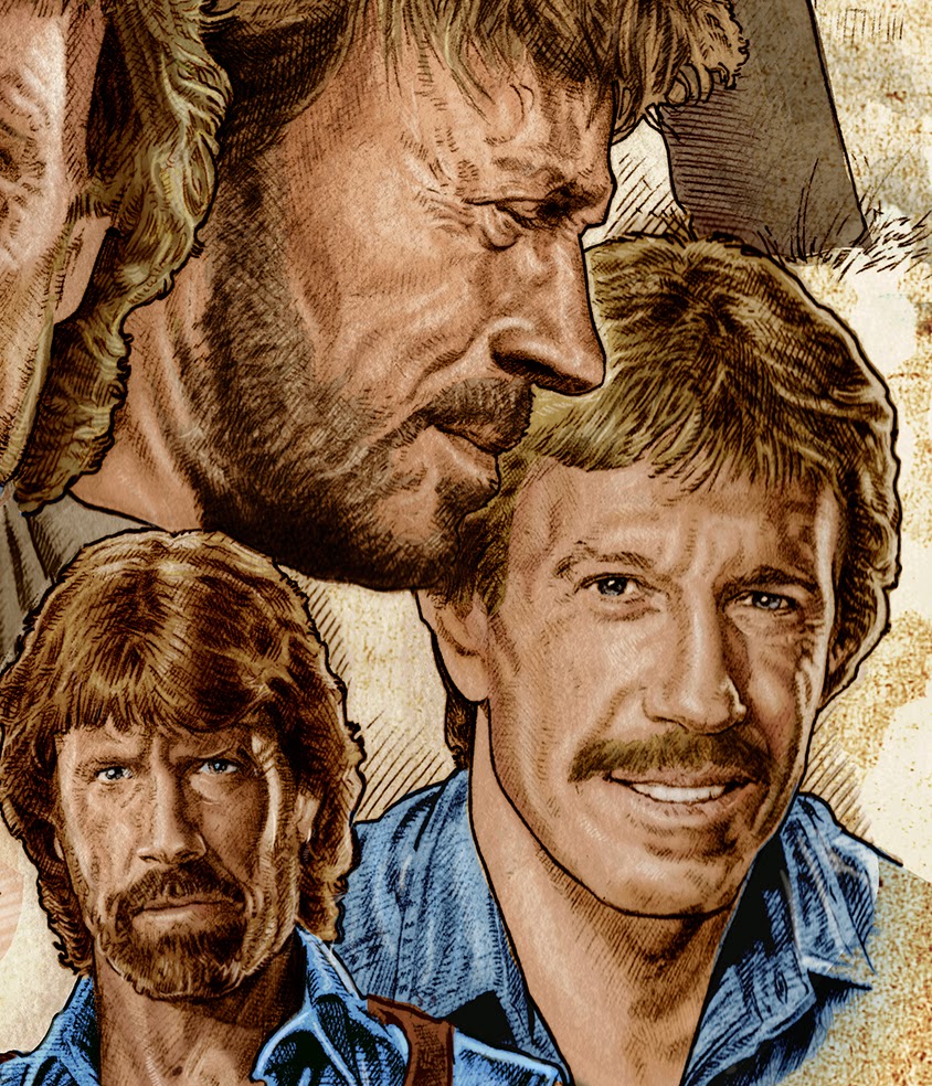 Nacho Castro, ilustrador: Chuck Norris (color)