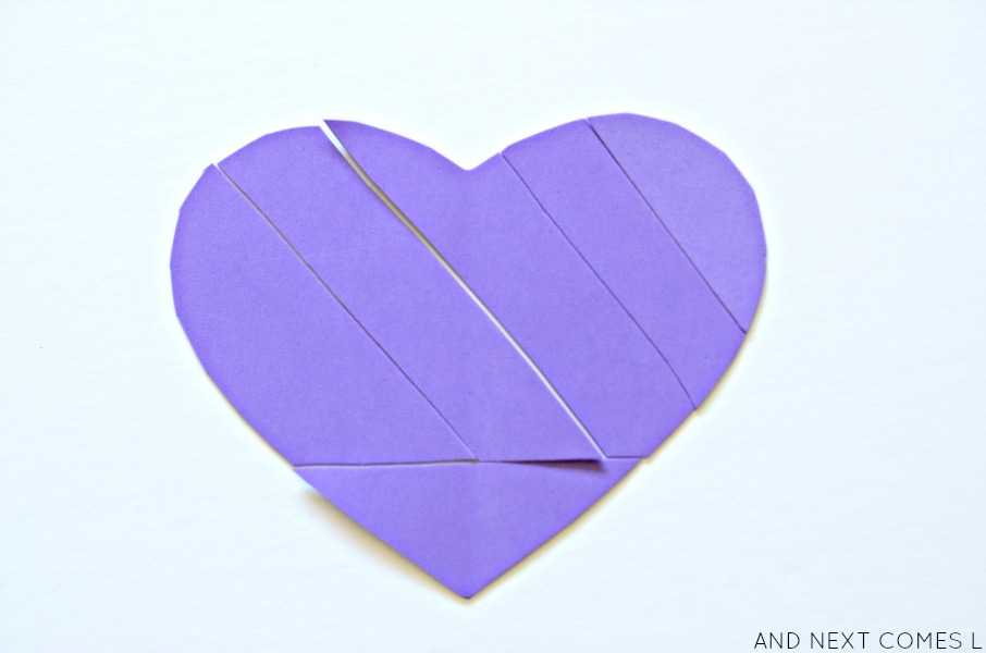 Foam Heart Tangram Puzzles | And Next Comes L - Hyperlexia Resources