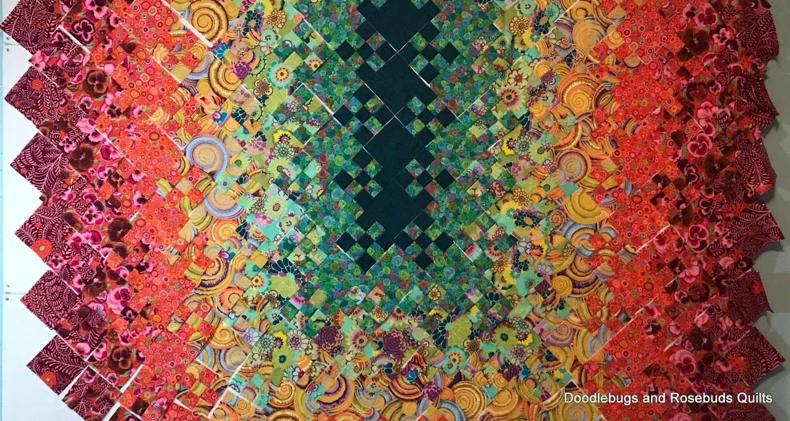 Doodlebugs and Rosebuds Quilts: Blooming Nine Patch