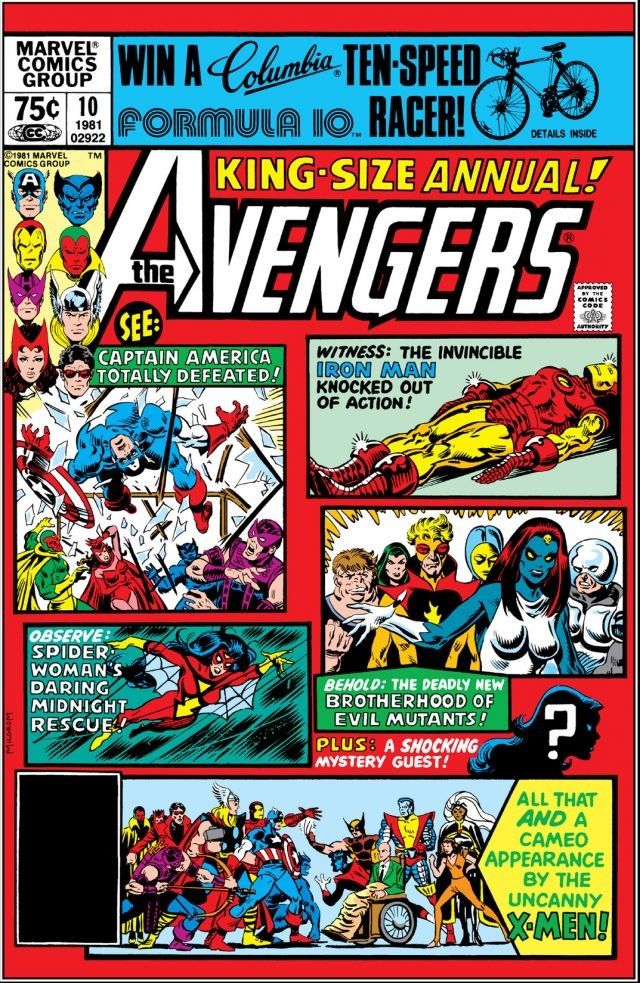 Marvel Comics of the 1980s: Avengers Annual #10