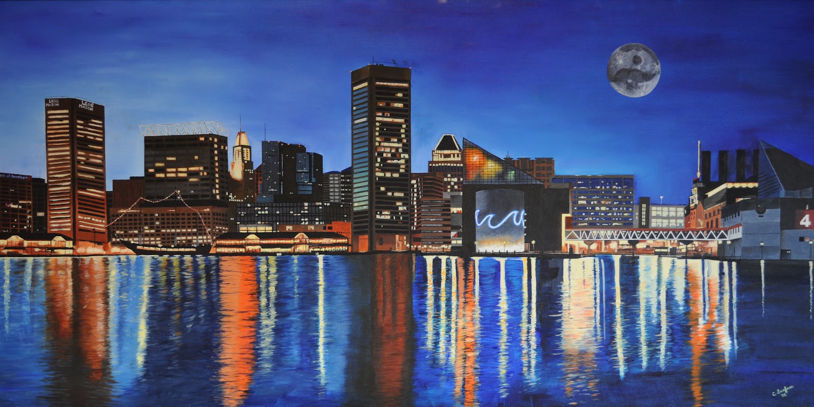 The Colorful Engineer: Baltimore Cityscape