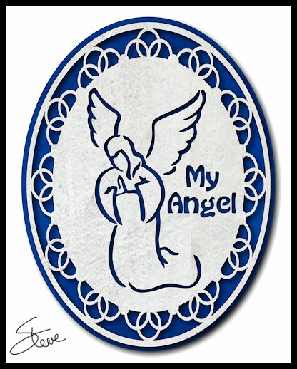 Scrollsaw Workshop: Painted Angel Scroll Saw Pattern.