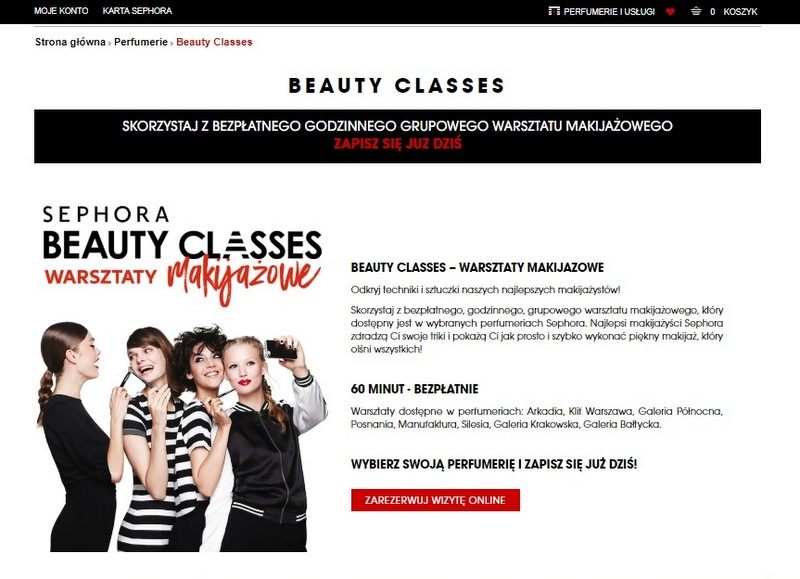 Sephora BEAUTY CLASSES warsztaty makijażowe | Moja lepsza wersja ...