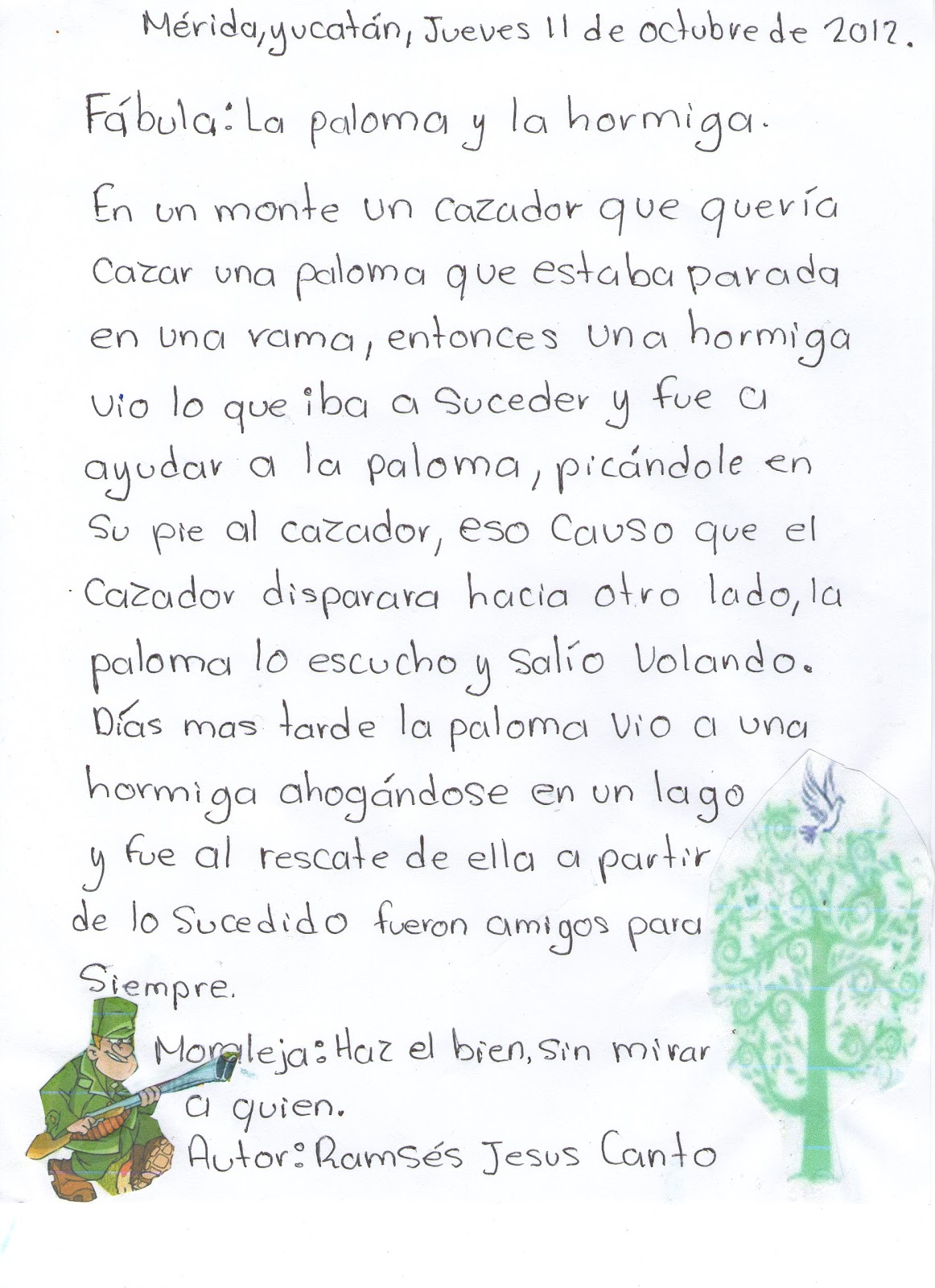 Fabulas Para Quinto Grado De Primaria at Mary Bilbo blog