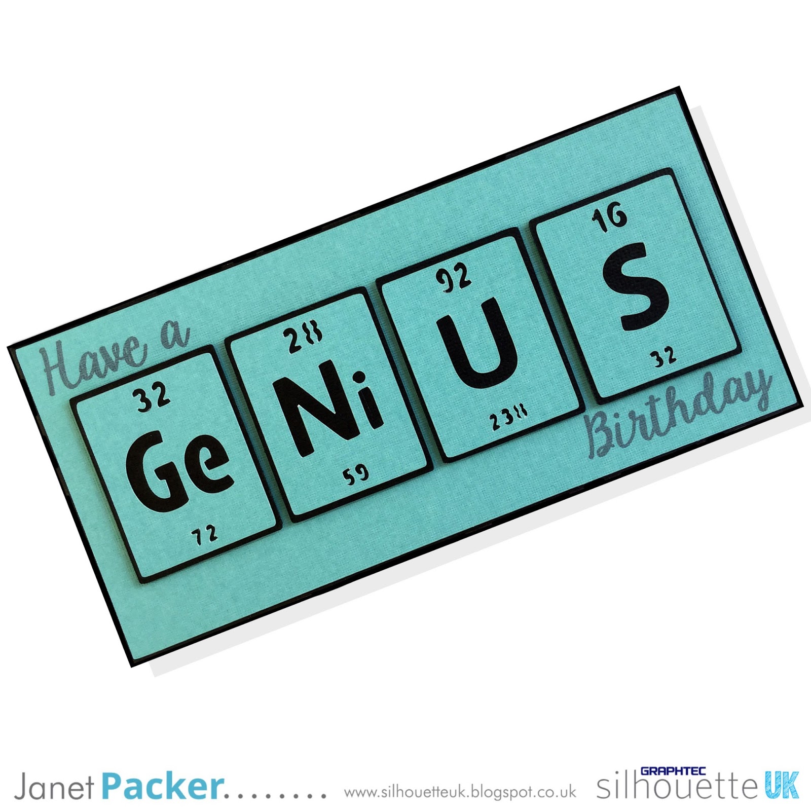 Silhouette UK: Genius Card - Print & Cut on Coloured Cardstock