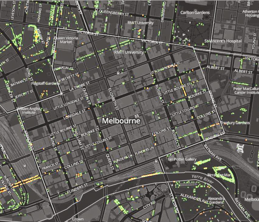 Melbourne's urban forest visual tool